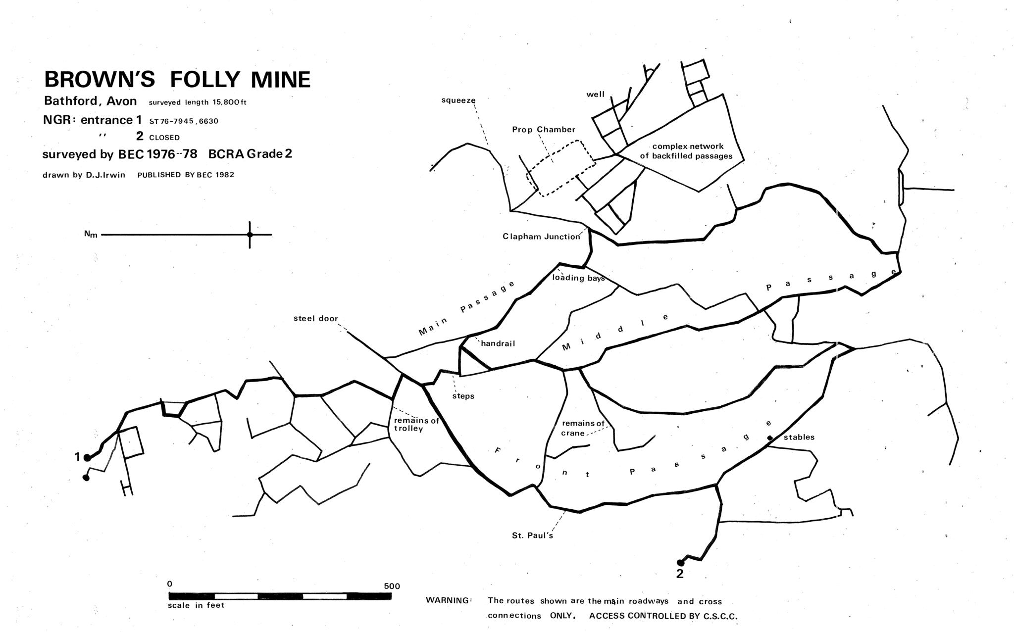 Cave Surveys [Mendip Cave Registry & Archive]